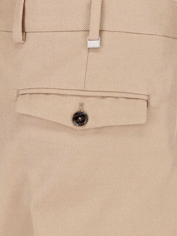 Max Mara Ermanno Scervino Straight Leg Tailored Trousers - Beige