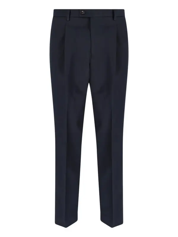 Ermanno Scervino Straight Leg Tailored Trousers - Blue