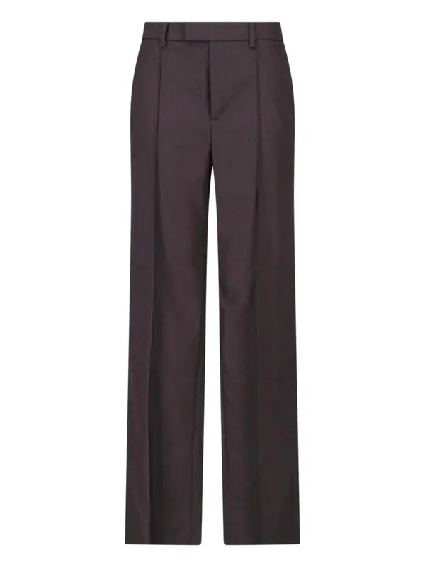 Ermanno Scervino Calvin Klein Straight Tailored Trousers - Brown