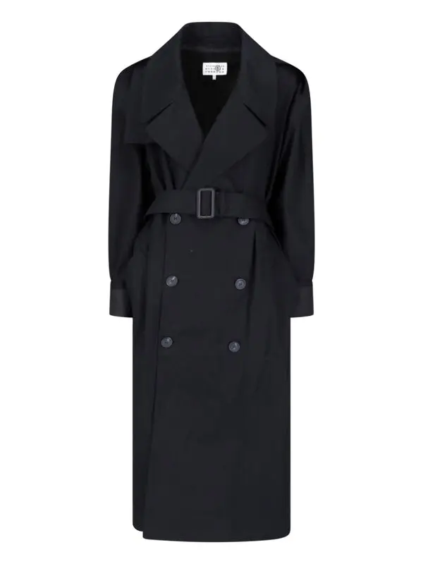 MAISON MARGIELA Cotton Twill Trench Coat