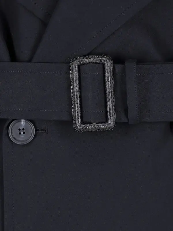 MAISON MARGIELA Cotton Twill Trench Coat