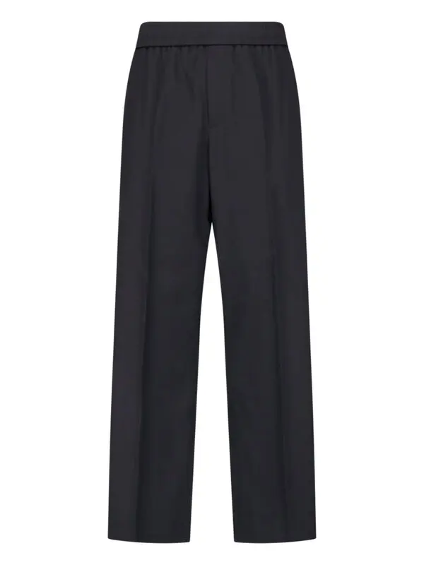 GOLDEN GOOSE Sweatpants In Virgin Wool - Black