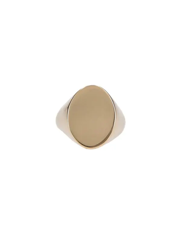 MAISON MARGIELA Oval Ring - Gold