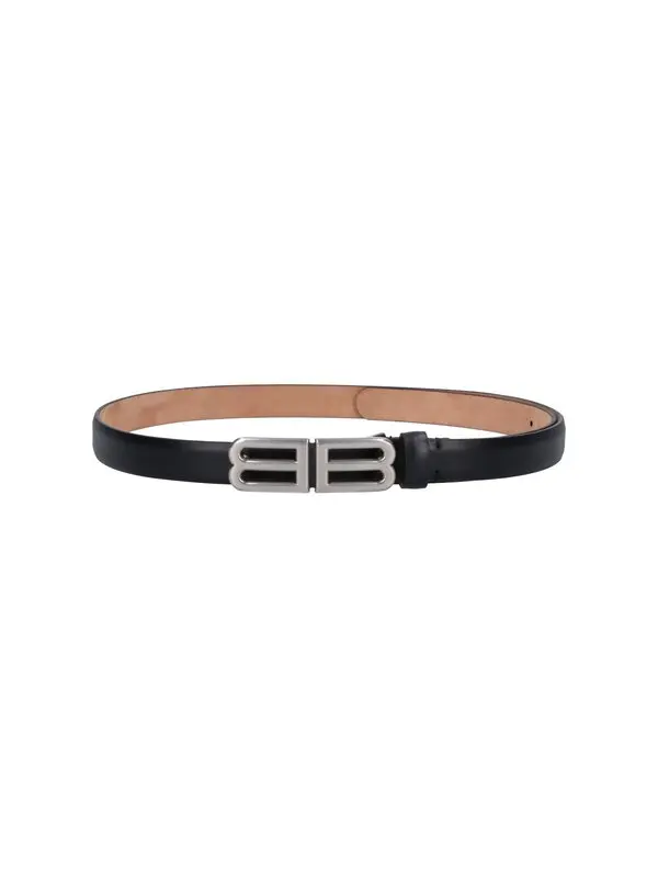 Balenciaga Bolero Bb Belt - Black