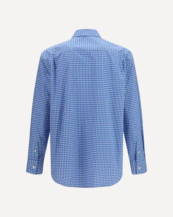 Loewe Textured Cotton Check Shirt