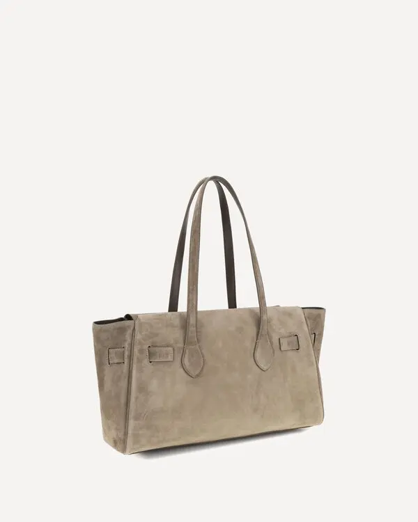 Brunello Cucinelli Suede Shoulder Bag