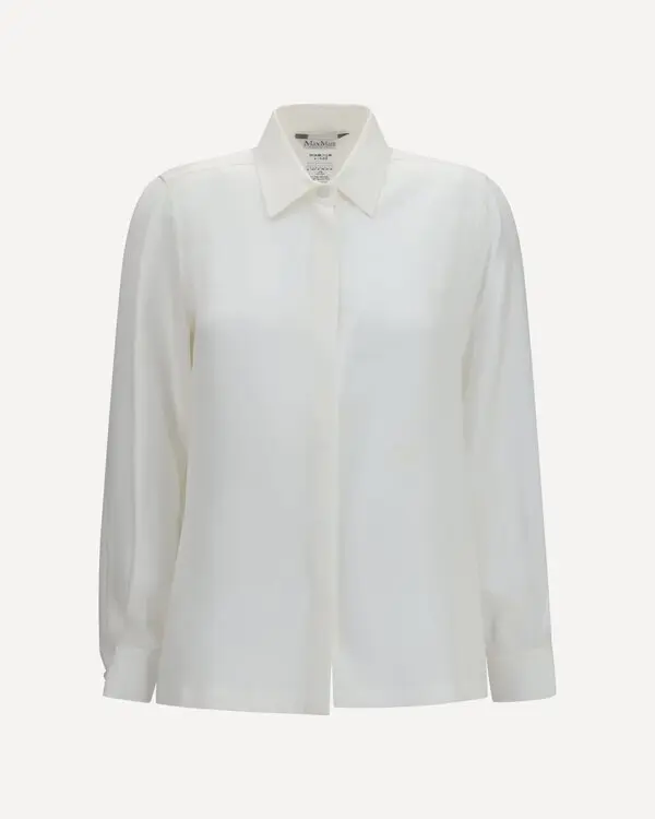 Max Mara Geranio Crepe De Chine Shirt