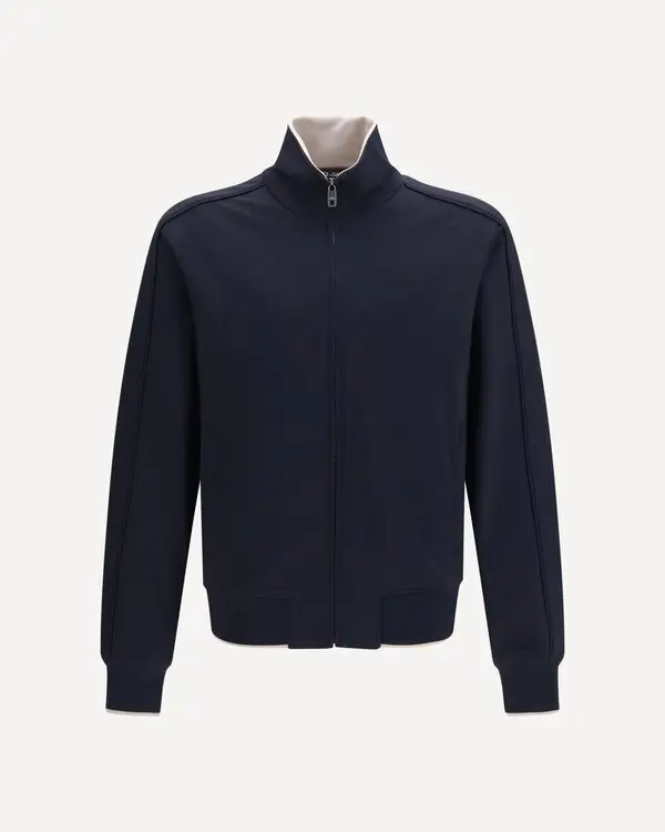 Dolce & Gabbana Zip Jacket With Side Bands
