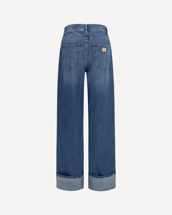 Dolce & Gabbana Straight-leg Five-pocket Jeans