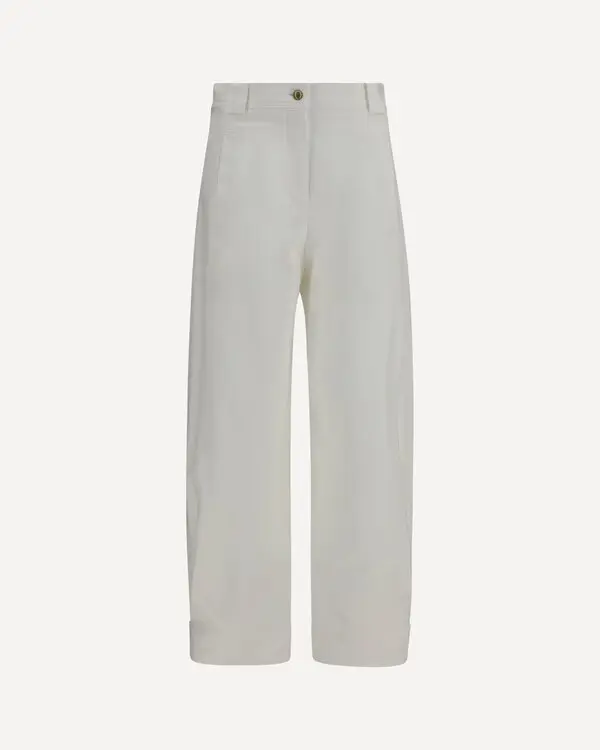 Max Mara Adorni Cropped Pants - White