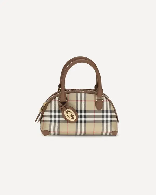 Burberry Mini Primrose Top Handle Bag - Beige