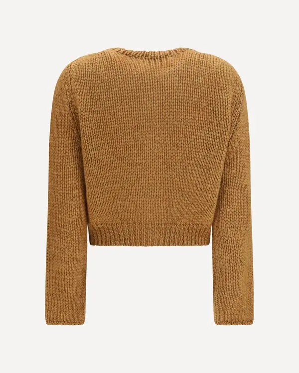 FORTE_FORTE Chunky Knit Button-front Cardigan