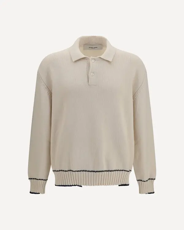 GOLDEN GOOSE Rindley Polo With Logo Print