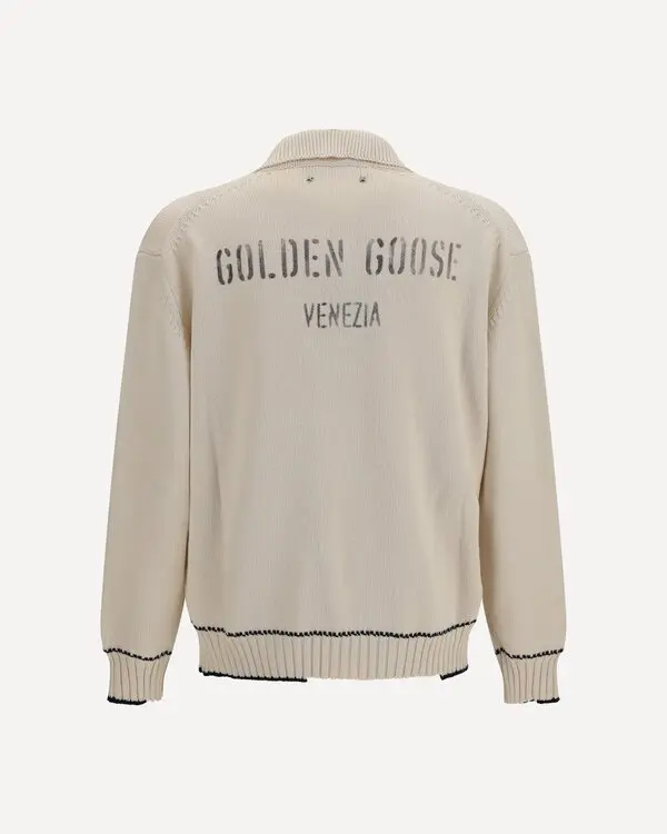 GOLDEN GOOSE Rindley Polo With Logo Print