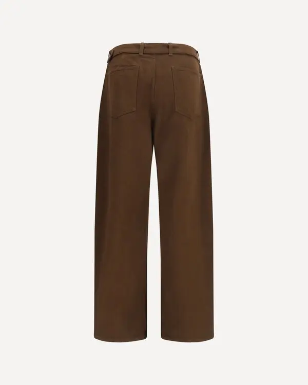 LEMAIRE Heavy Dyed Twill Belted Pants