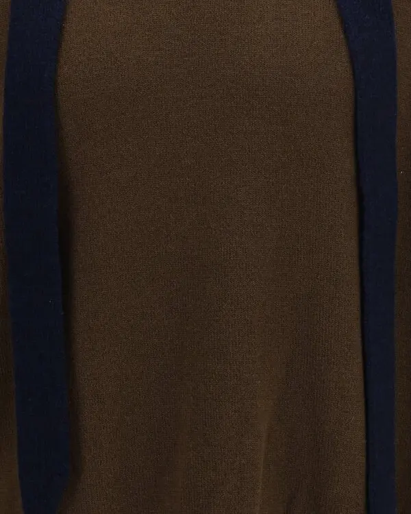 Sacai Wool Knit Cardigan With Integrated Scarf