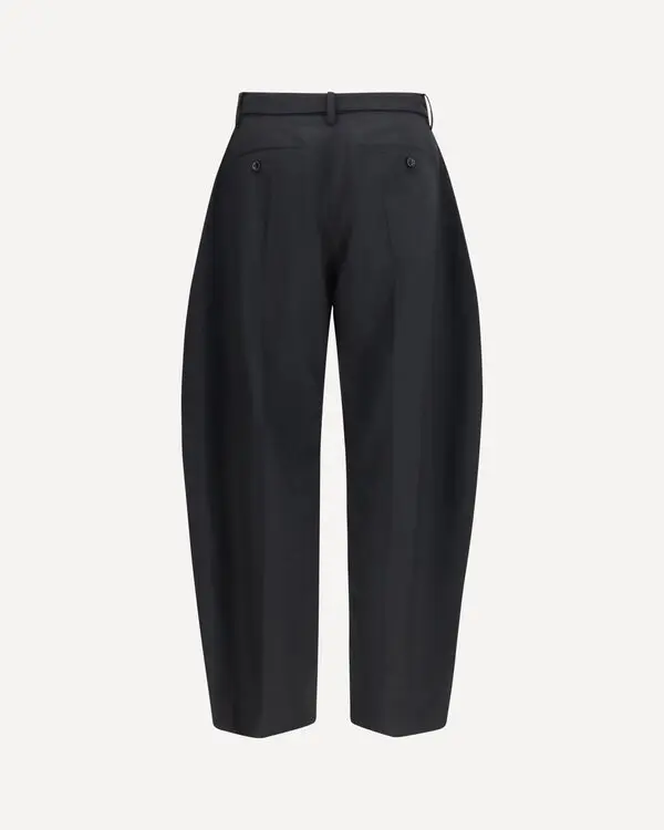 Sacai Wool Tailored Pants With Belt
