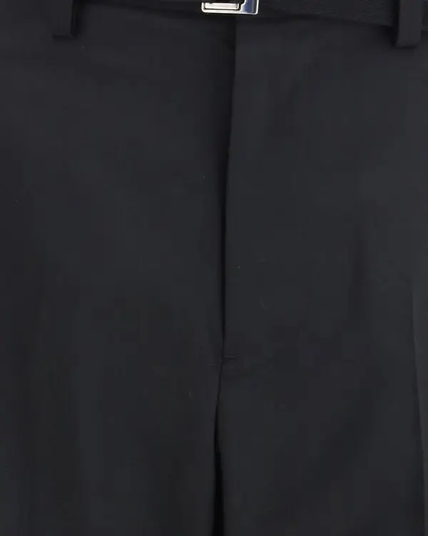 Sacai Wool Tailored Pants With Belt