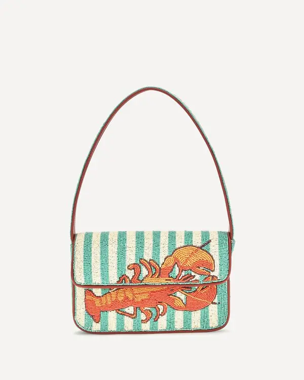 Staud Tommy Beaded Shoulder Bag - Multicolour