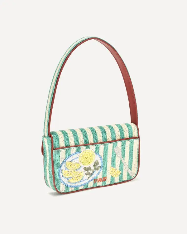 Staud Tommy Beaded Shoulder Bag - Multicolour