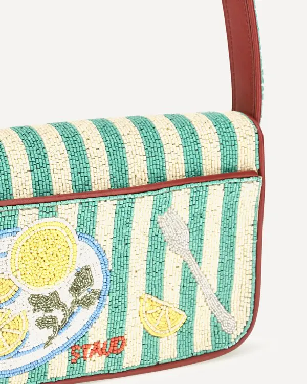 Staud Tommy Beaded Shoulder Bag - Multicolour