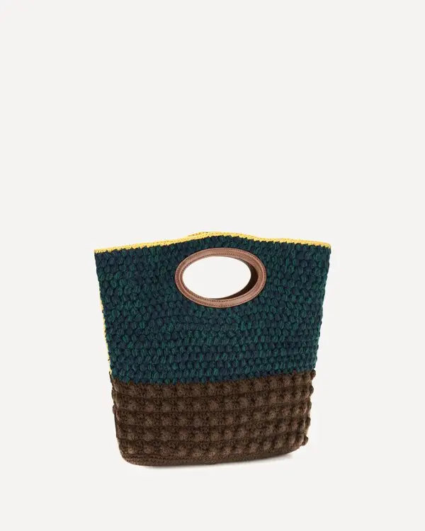 Marni Knotty Crochet Wool Handbag