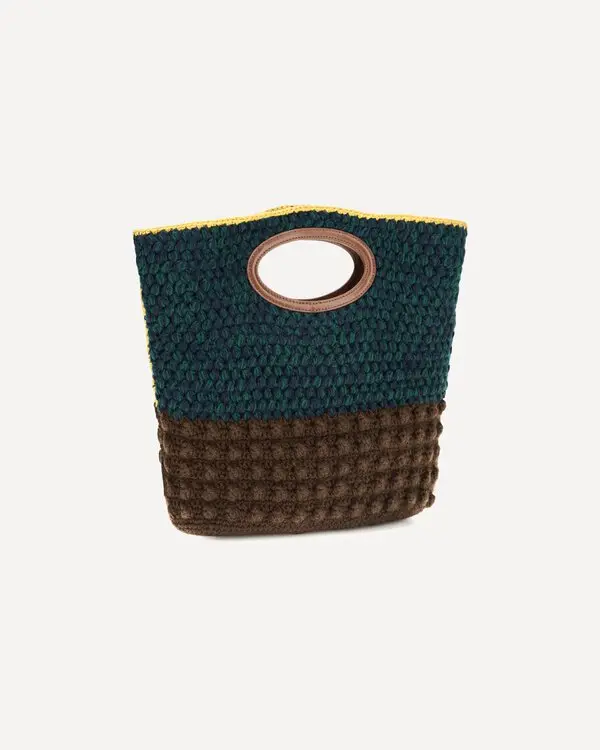 Marni Knotty Crochet Wool Handbag