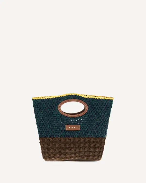 Marni Knotty Crochet Wool Handbag - Multicolour