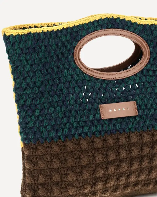 Marni Knotty Crochet Wool Handbag - Multicolour