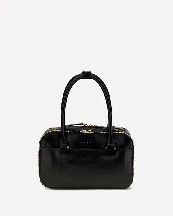 Marni Small Boxyne Handbag - Black