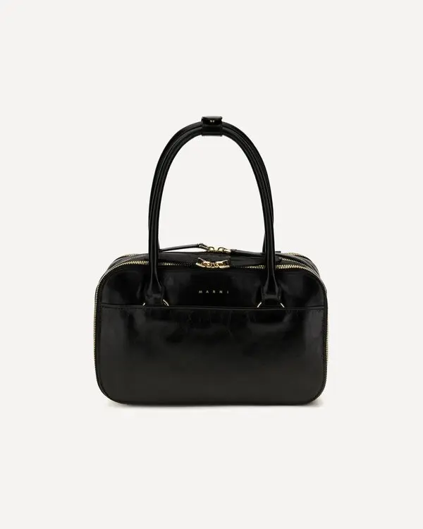 Marni Small Boxyne Handbag - Black