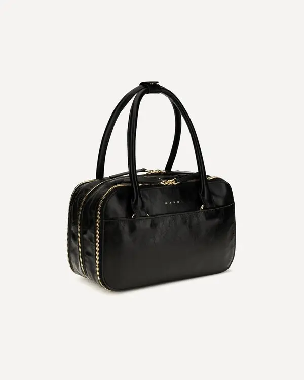 Marni Small Boxyne Handbag - Black