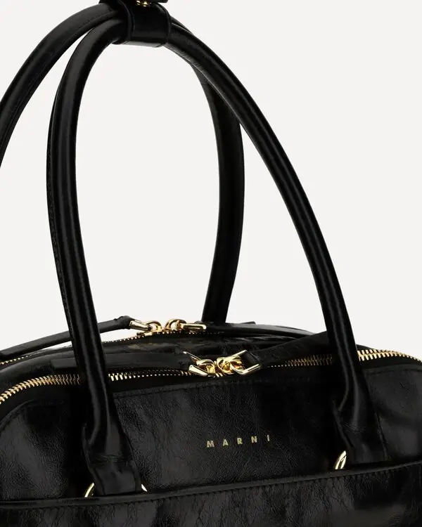 Marni Small Boxyne Handbag - Black
