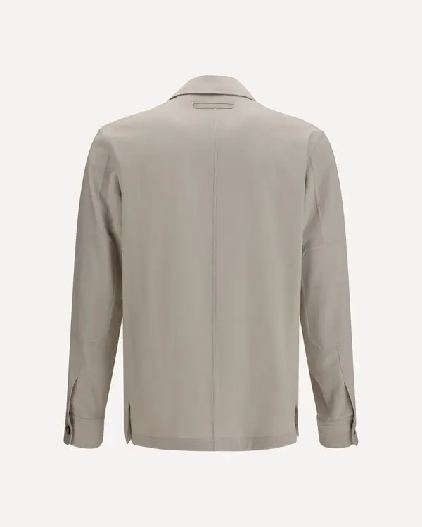 Zegna Cashmere Shirt Jacket - Beige