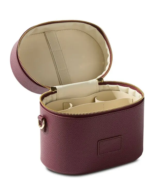 ETOILE Oval Toiletry Case - Burgundy