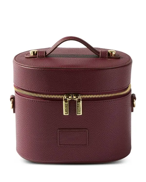 ETOILE Oval Toiletry Case - Burgundy