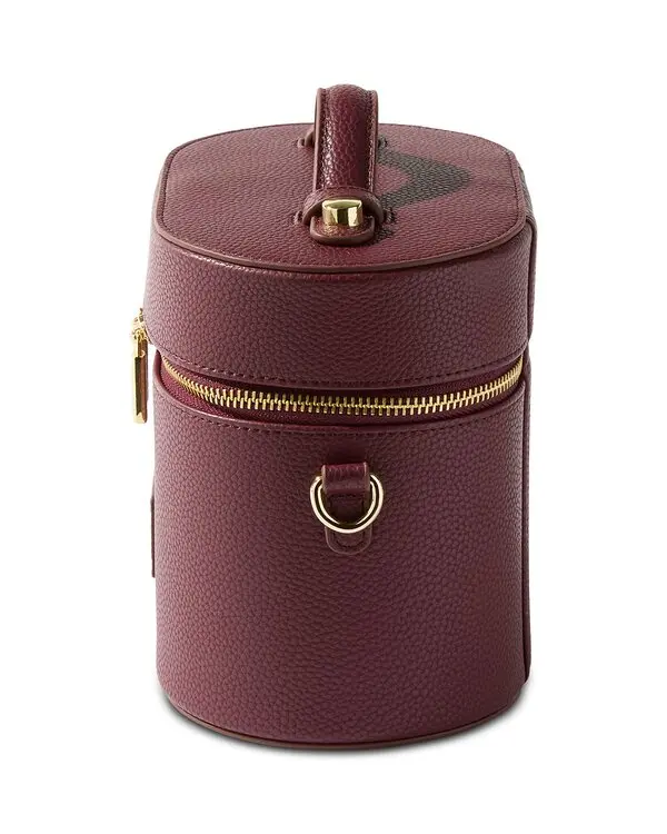 ETOILE Oval Toiletry Case - Burgundy