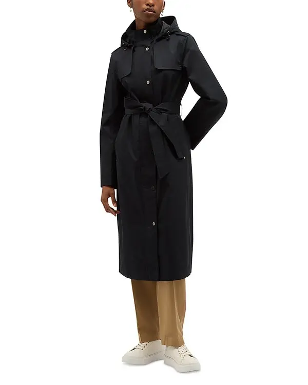 HOBBS LONDON Felicia Hooded Waterproof Jacket - Navy