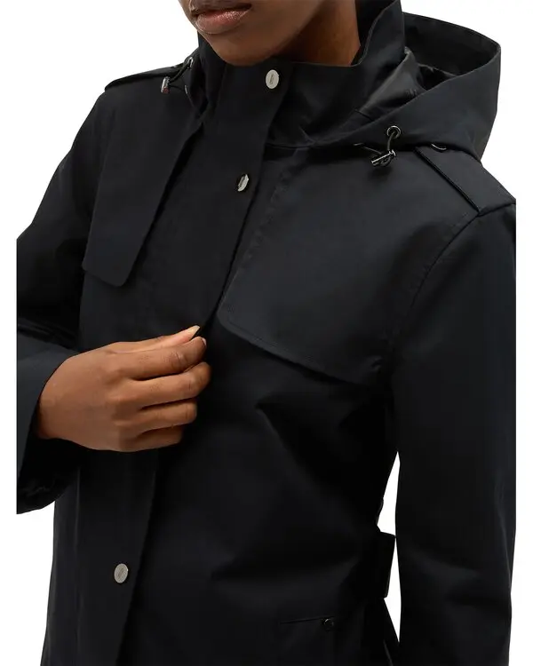 HOBBS LONDON Felicia Hooded Waterproof Jacket - Navy