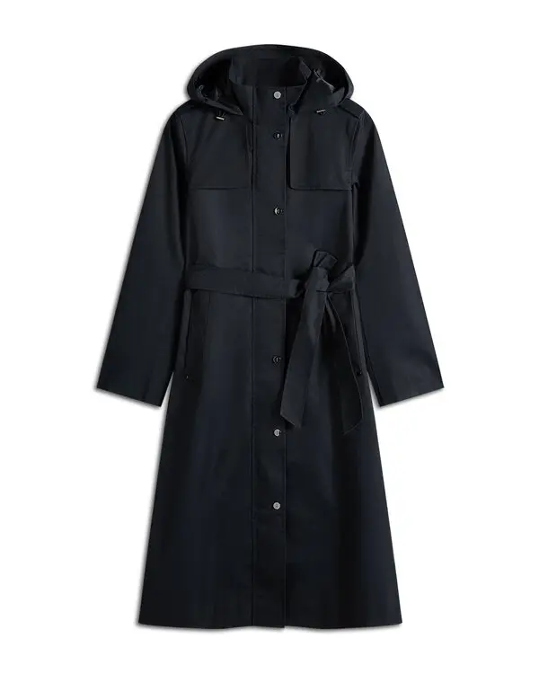 HOBBS LONDON Felicia Hooded Waterproof Jacket - Navy