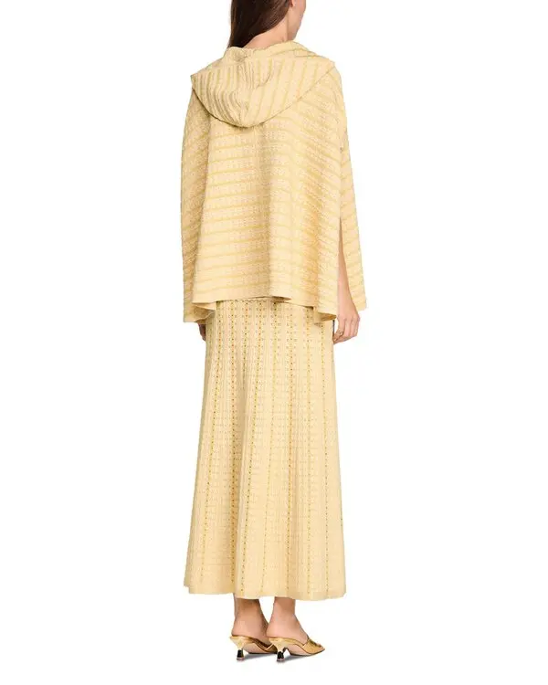 Sandro Strass Knit Cape