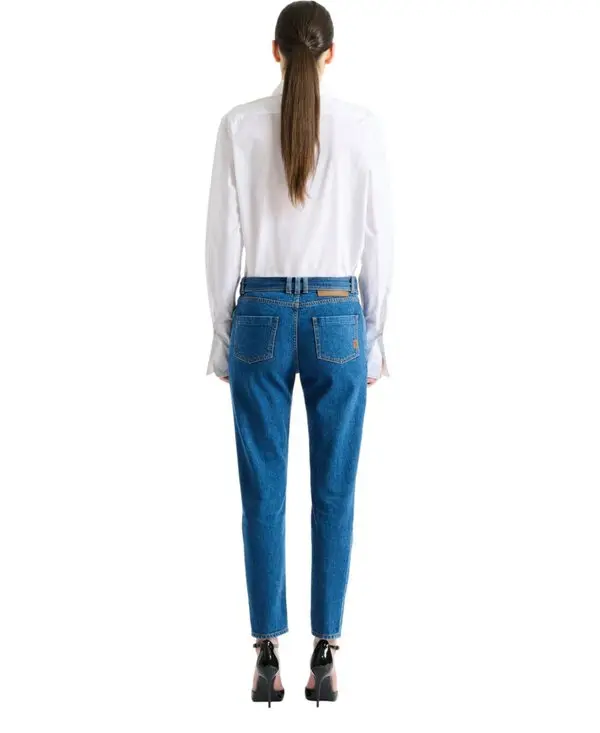 Balmain Belted Denim Jeans