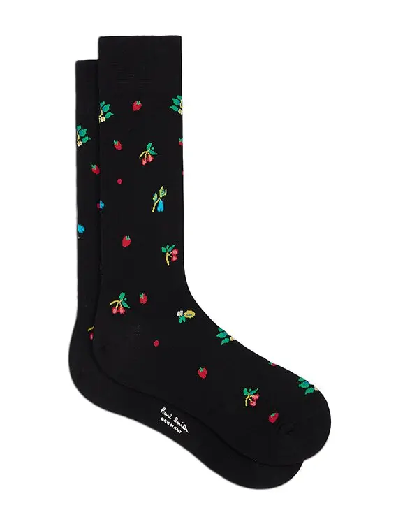 Paul Smith Tutti Frutti Socks - Black