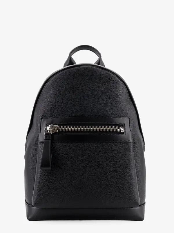 TOM FORD Leather Backpack - Black