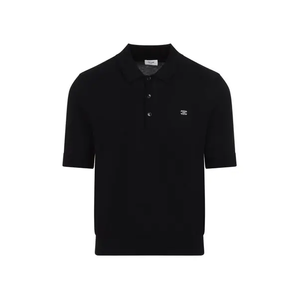 Celine Polo Sweater - Black