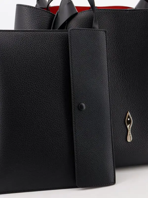 CHRISTIAN LOUBOUTIN Bettina Small Leather Shoulder Bag - Black