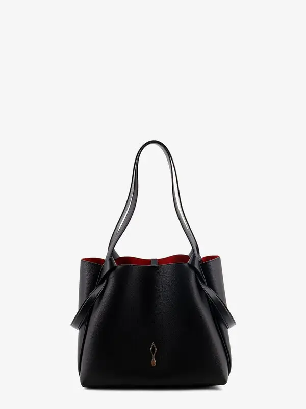CHRISTIAN LOUBOUTIN Bettina Small Leather Shoulder Bag - Black