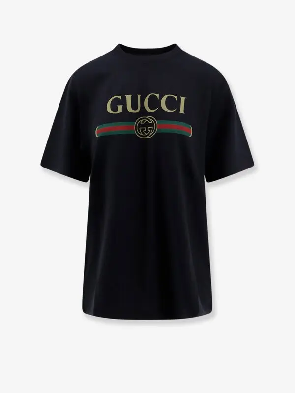 Gucci Cotton And Silk Blend T-shirt - Multicolor