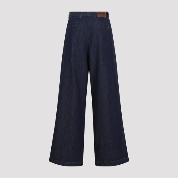 Dries Van Noten Wide-leg Denim Trousers