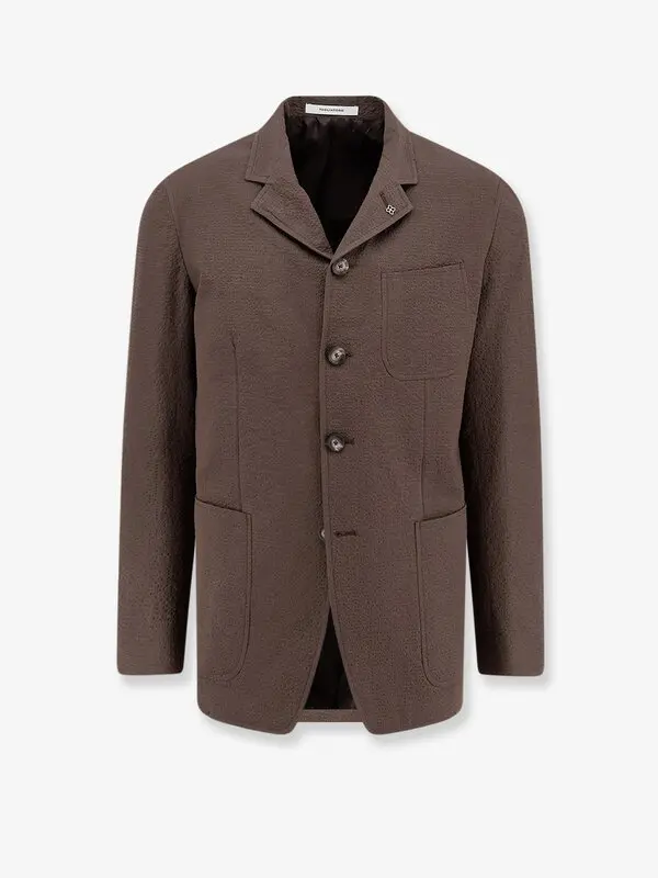 Tagliatore Torrent Wrinkled Cotton Blazer